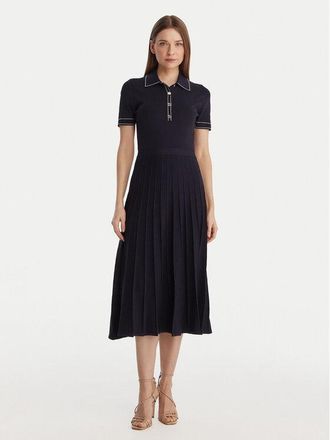 Michael Kors Strickkleid MR683C0BFD Dunkelblau Slim Fit