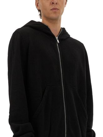 Rick Owens 100% Cotton Hoodie - Black