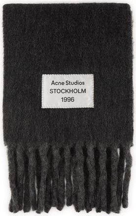 Acne Studios Echarpe en laine m&eacute;lang&eacute;e