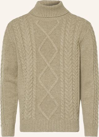 Hackett Rollkragenpullover Mit Merinowolle gruen