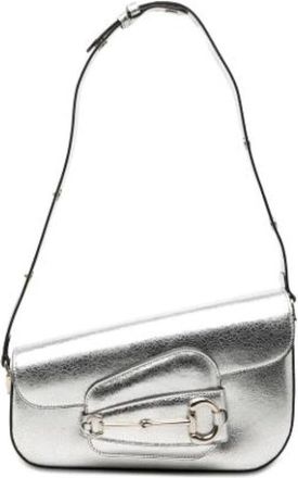 Gucci Sac bandouli&egrave;re vintage doccasion - Femme - Pre-owned - Gris - Taille: ONE Size