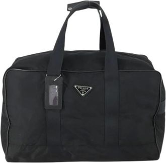 Prada unisex, Pre-owned, Noir, Taille: ONE Size Sac Week-End en Nylon Pre-owned