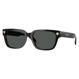 Versace Rechteckige Sonnenbrille - - Accessories - Herren - Schwarzk - 56 MM
