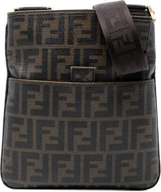 Fendi Hobo Bags - Zucca Coated Canvas Crossbody - Gr. unisize - in Braun - für Damen