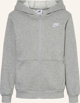 Nike Sweatjacke Club grau