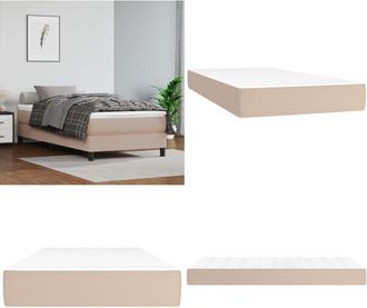 vidaXL Matelas de lit à ressorts ensachés Cappuccino 80x200x20 cm - Matelas - Matelas À Ressorts Ensachés - Matelas Capitonné - Literie - Sommier - Home &