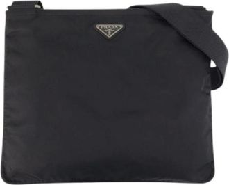 Prada Sac &agrave; bandouli&egrave;re Pre-owned Tessuto en nylon - Homme - Pre-owned - Noir - Taille: ONE Size