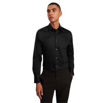 Ted Baker Hemd f&uuml;r Herren, Mit Kragen, Oxford-Stil, Lang&auml;rmlig (Marine)