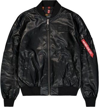 Alpha Industries Lederjacke MA-1 VF Vegan Leather Light