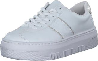 Rieker Femme M1910 Baskets Basses, Blanc Fog Silver, 41 EU