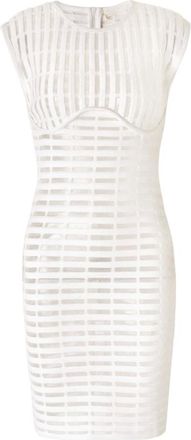 Genny Femme, Robes, Blanc, Taille: 34 FR Knitted Dress