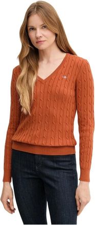 GANT Damen, Strickwaren, Orange, XSGr&ouml;&szlig;e