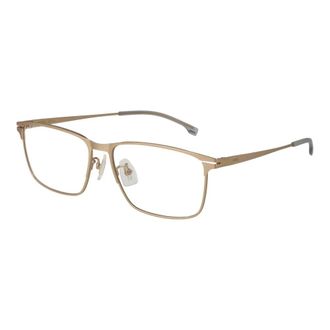 HUGO BOSS Homme, Accessoires, Jaune, Taille: ONE Size Montures Optiques Homme Or Style Rectangle