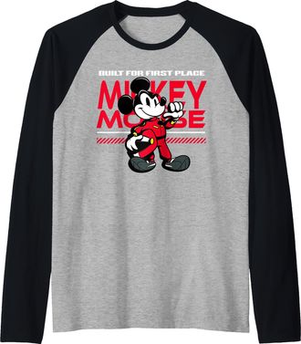 Disney Racing Mickey Mouse Race Driver Built for 1st Place Raglan