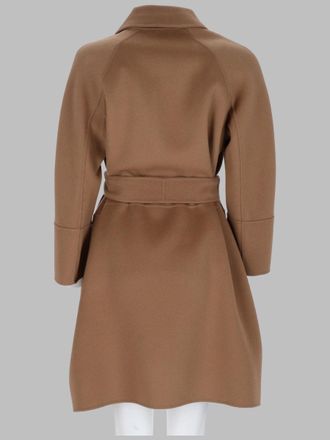 Max Mara Double-Faced Wool Coat - Beige