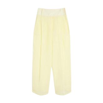 Sportmax Damen, Hosen, Gelb, SGr&ouml;&szlig;e