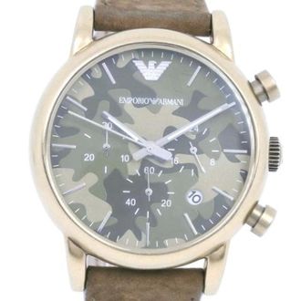 Armani Montre Pre-owned Ar-1818 en acier inoxydable - Homme - Pre-owned - Multicolore - Taille: ONE Size
