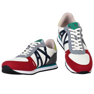 A|X Armani Exchange Low-Top Sneaker - Armani Exchange AX ARMANI EXCHANGE Herren Sneaker - Gr. 44 (EU) - in Blau - f&uuml;r Damen