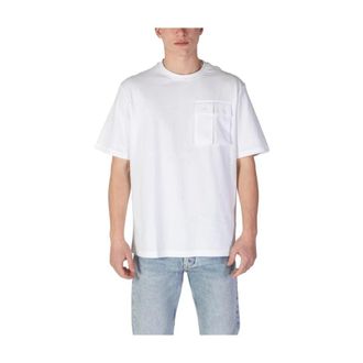 Antony Morato Homme, Tops, Blanc, Taille: XS Pocket T-Shirt