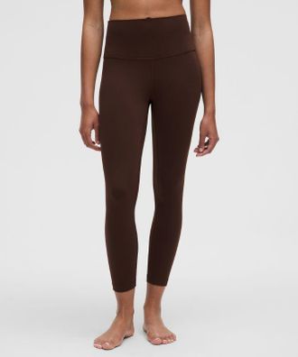 lululemon Align Crop Leggings mit hohem Bund für Frauen - 58 cm - Größe 12 in Lava Cake
