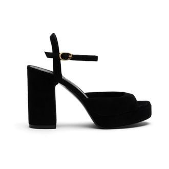 Stuart Weitzman Dayna II Platform Sandal - - Shoes - Damen - Schwarzk - 40 1/2 EU