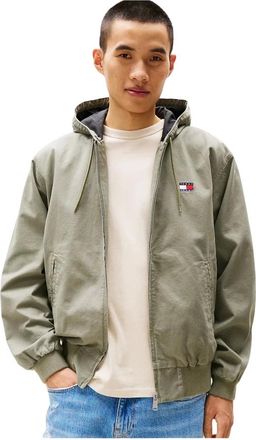 Tommy Jeans Homme, Vestes, Vert, Taille: 2XL Veste D&eacute;contract&eacute;e &agrave; Capuche
