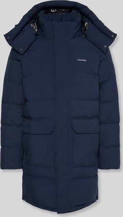 Calvin Klein Regular Fit Steppjacke mit abnehmbarer Kapuze