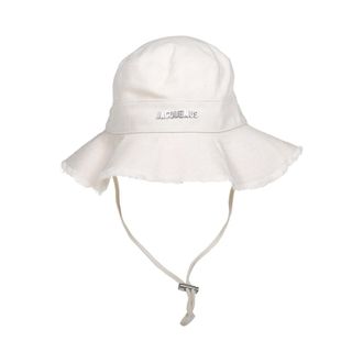 Jacquemus Femme, Accessoires, Blanc, Taille: 60 CM Le Bob Artichaut Hat