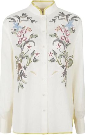 Valentino Garavani Femme, Blouses et Chemises, Blanc, Taille: 36 FR Valentino Garavani Chemises MultiColour