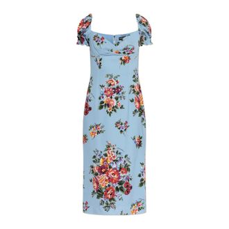 Dolce & Gabbana Damen, Kleider, Blau, XLGr&ouml;&szlig;e