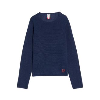 Ines De La Fressange Femme, Pulls, Bleu, Taille: 36 FR Pull Angelina Bleu Marine