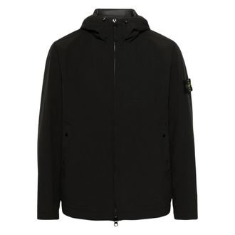 Stone Island Soft Shell-R Padded Jacket - - Jackets - Herren - Schwarzk - XL