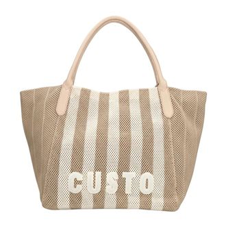 Custo Barcelona Sac cabas - Femme - Sacs - Beige - Taille: ONE Size