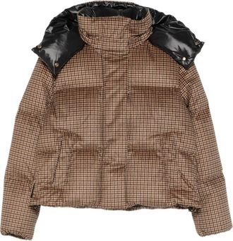 Moncler veste Quierzy à capuche - Marron