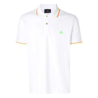 Peuterey Polo T-Shirts Kurzarm Wei&szlig; - - Tops - Herren - Wei&szlig; - S