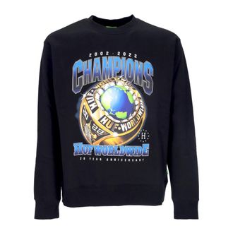 HUF Champions Crewneck Sweatshirt Schwarz - - Sweatshirts & Hoodies - Herren - Schwarzk - S