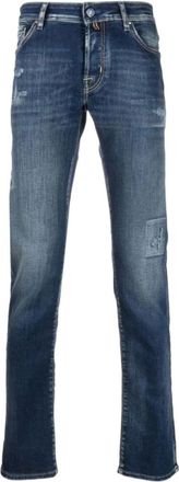 Jacob Cohen Homme, Jeans, Bleu, Taille: W35 Jeans dritti a vita media