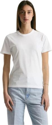 Mauro Grifoni Femme, Tops, Blanc, Taille: 38 FR T-shirt girocollo mezza manica regular