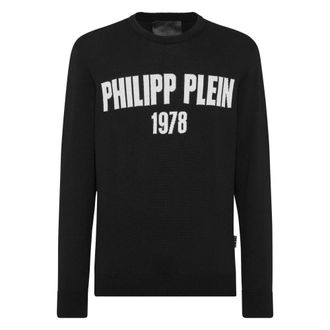 Philipp Plein Homme, Pulls, Noir, Taille: L Pullover Col Rond