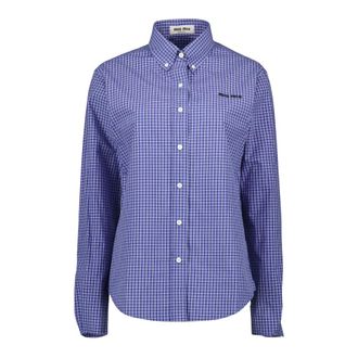 Miu Miu Damen, Blusen & Hemden, Blau, 2XSGr&ouml;&szlig;e