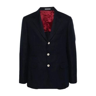 Brunello Cucinelli Eleganter Blazer f&uuml;r einen stilvollen Look - - Jackets - Herren - Blau - M