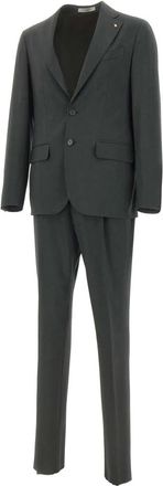 Corneliani Homme, Costumes, Vert, Taille: XL Costume crois&eacute; &agrave; revers en pointe