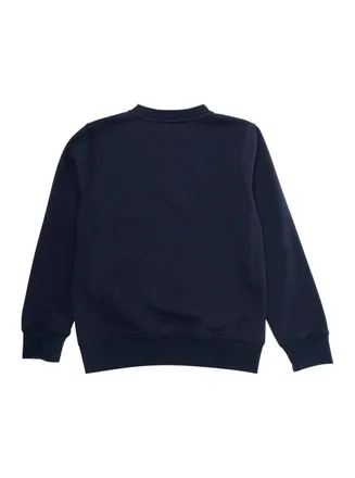 Golden Goose Boys Kids Crewneck Sweatshirt Blue Cotton Hoods & Sweatshirts