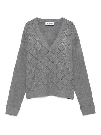 Blugirl Pull Col Roulé - Gris