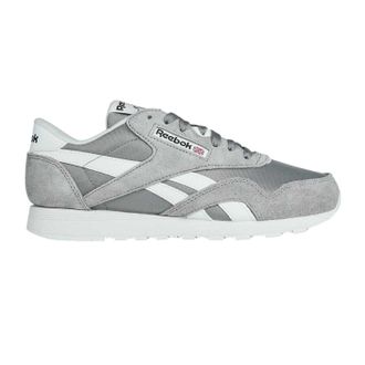 Reebok Sneaker f&uuml;r Herren, Nylon, Wildleder-Panel (Grau/Wei&szlig;)