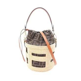 Fendi Pre-owned Sac seau en raphia - Femme - Pre-owned - Multicolore - Taille: ONE Size