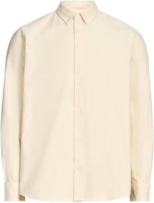 Carhartt Work in Progress Baumwolle - Beige Baumwollkragen Hemd - Beige