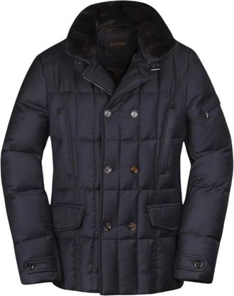 Moorer Homme, Vestes, Bleu, Taille: XL Siro-L