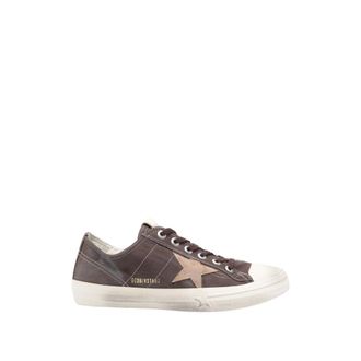 Golden Goose Baskets D&eacute;structur&eacute;es en Soie et Nylon - Homme - Chaussures - Brun - Taille: 41 EU