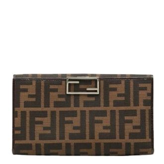 Fendi Portefeuille long Pre-owned (bi-fold) - Femme - Pre-owned - Brun - Taille: ONE Size